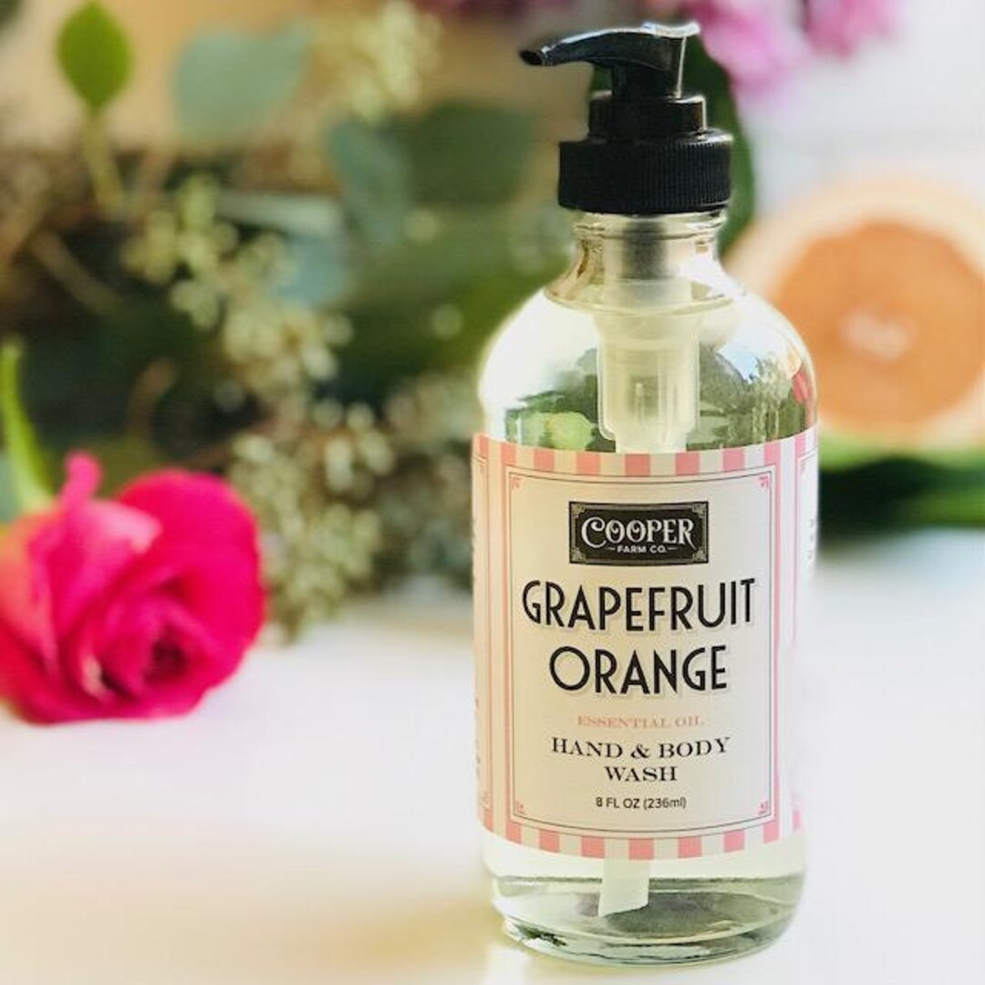 Grapefruit Orange Essential Oil Hand & Body Wash - Etsy