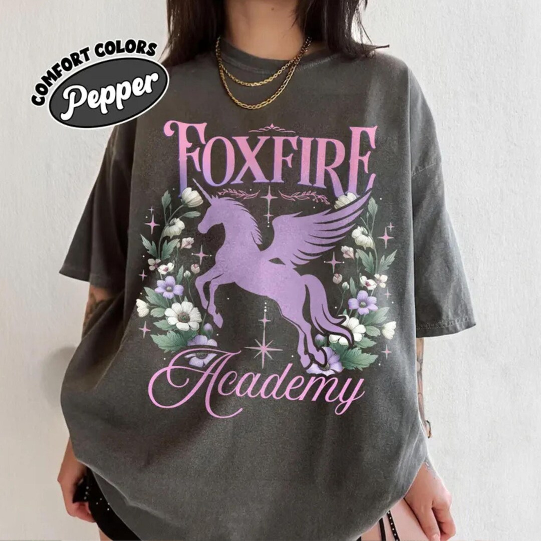 Foxfire Academy Fantasy Shirt, Lost Cities Inspired Tee, Magical School ...