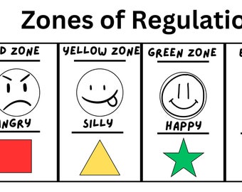 Zones of Self Regulation Inspired Bingo SEL Printable or Digital ...