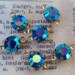 Light Sapphire Blue Bell Connectors 6 Pcs - Etsy