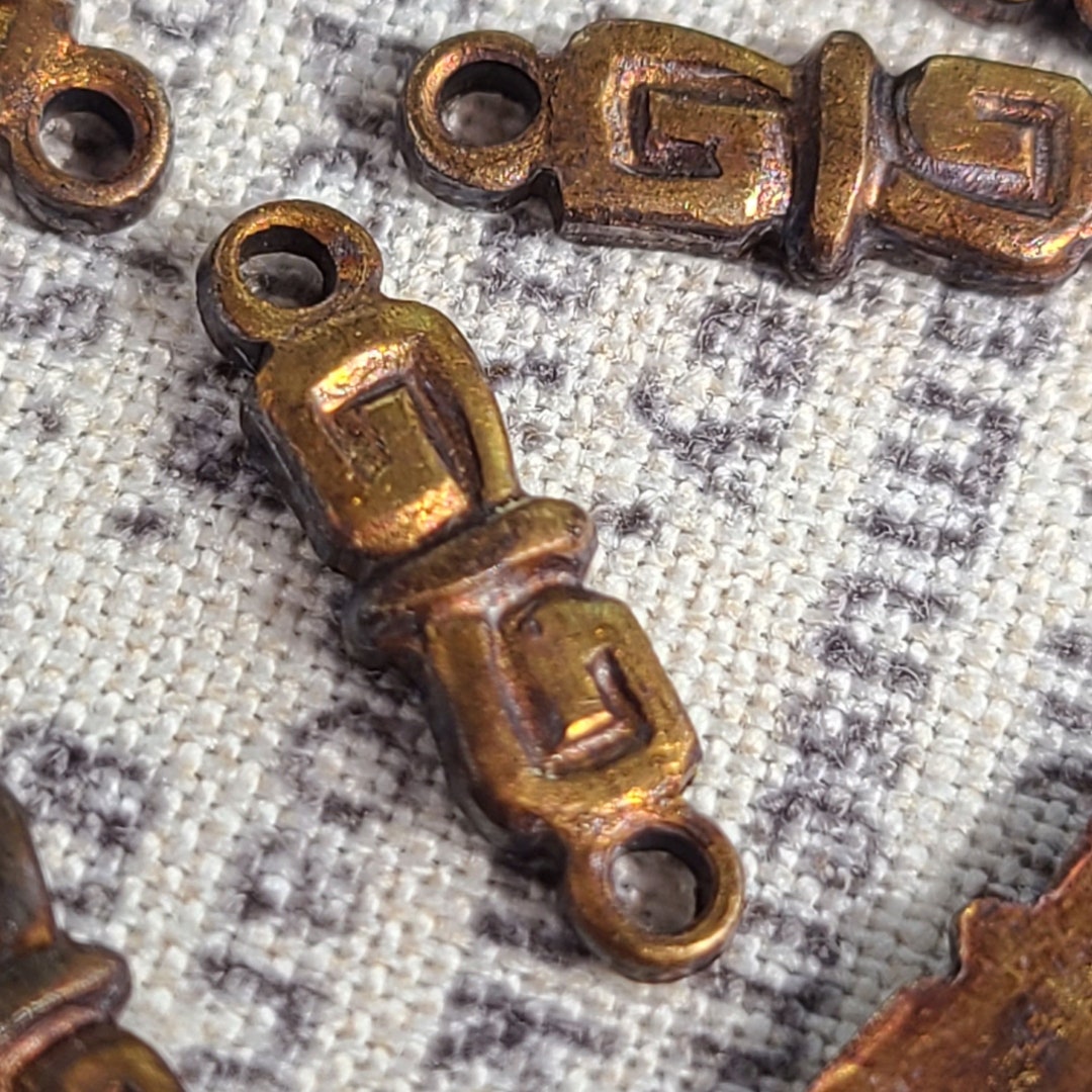 Tiny Brass Scrolled Bow Connectors 14x4mm 8 Pcs - Etsy