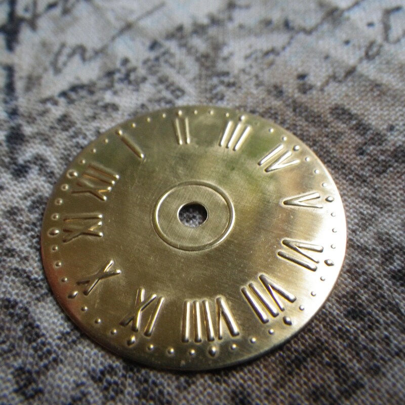 Clock Face Charm - Etsy