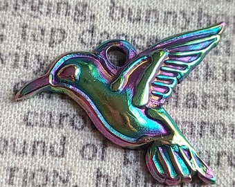 Aluminum Charms Parrot Shaped Pendant Anodized Aluminium Charms Wall ...