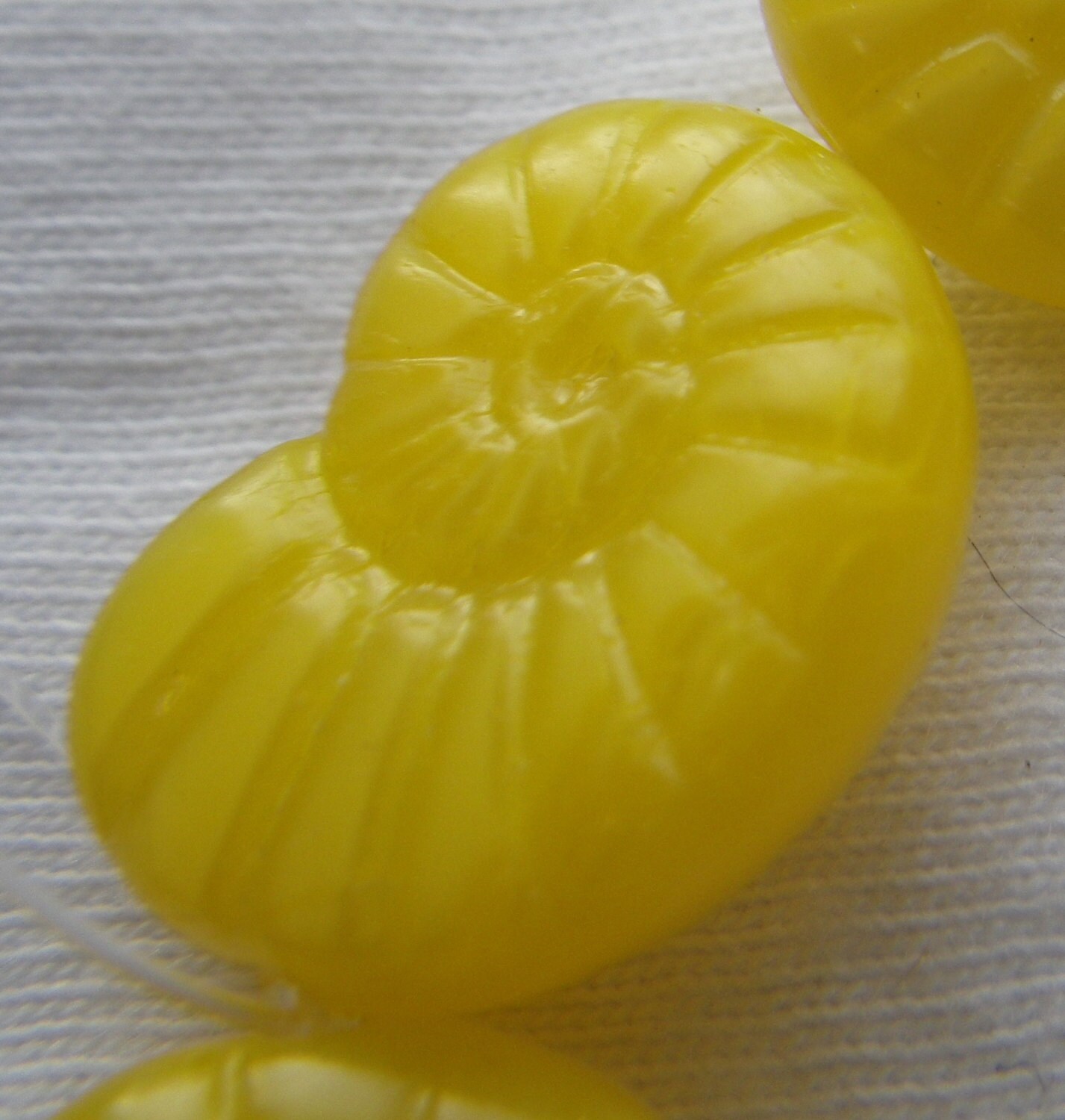 Lemon Yellow Translucent 13x17mm Glass Nautilus or Snail Beads - Etsy