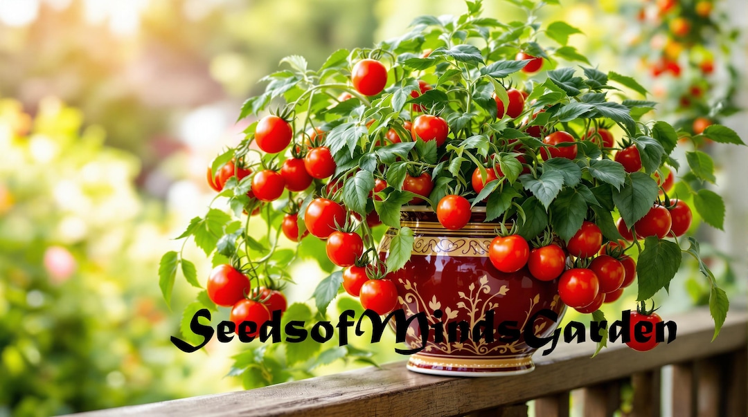 Vilma Micro Dwarf Tomato Seeds – Sweet Cherry Tomatoes for Small Spaces ...
