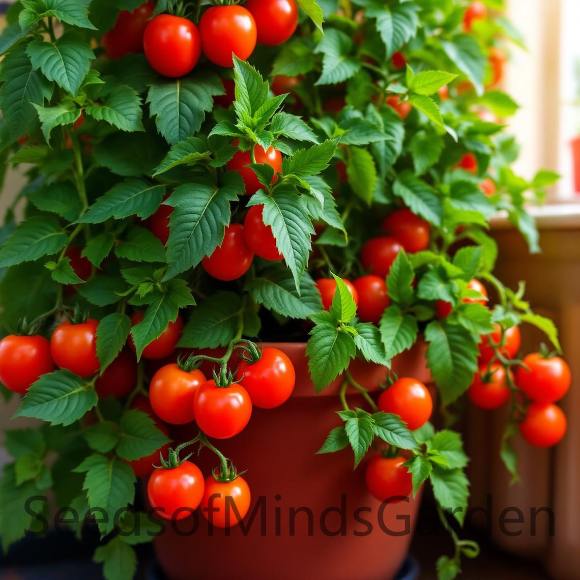 House Micro Dwarf Tomato – Compact Cherry Tomatoes for Indoor, Balcony ...