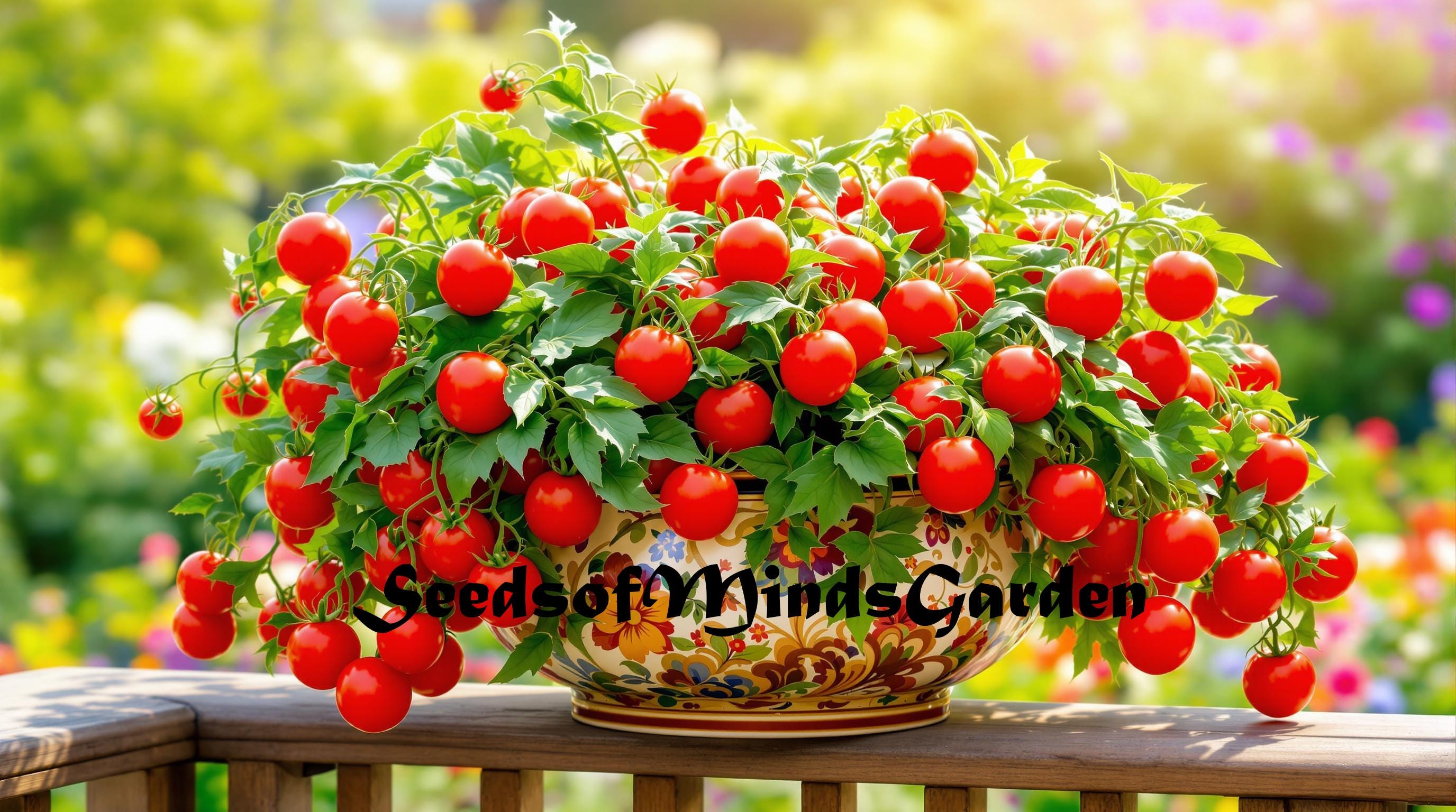 Little Red Riding Hood Micro Dwarf Tomato Seeds – German Heirloom Red ...