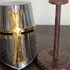 Medieval Gallic H Roman Centurion Helmet With Black Plum Roman Design ...