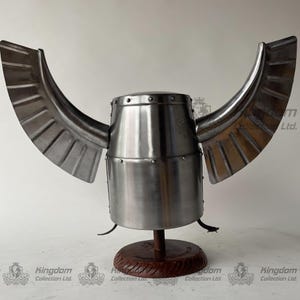 Medieval Templar Fantasy Warrior Helmet Knight Teutonic Crest Wing ...