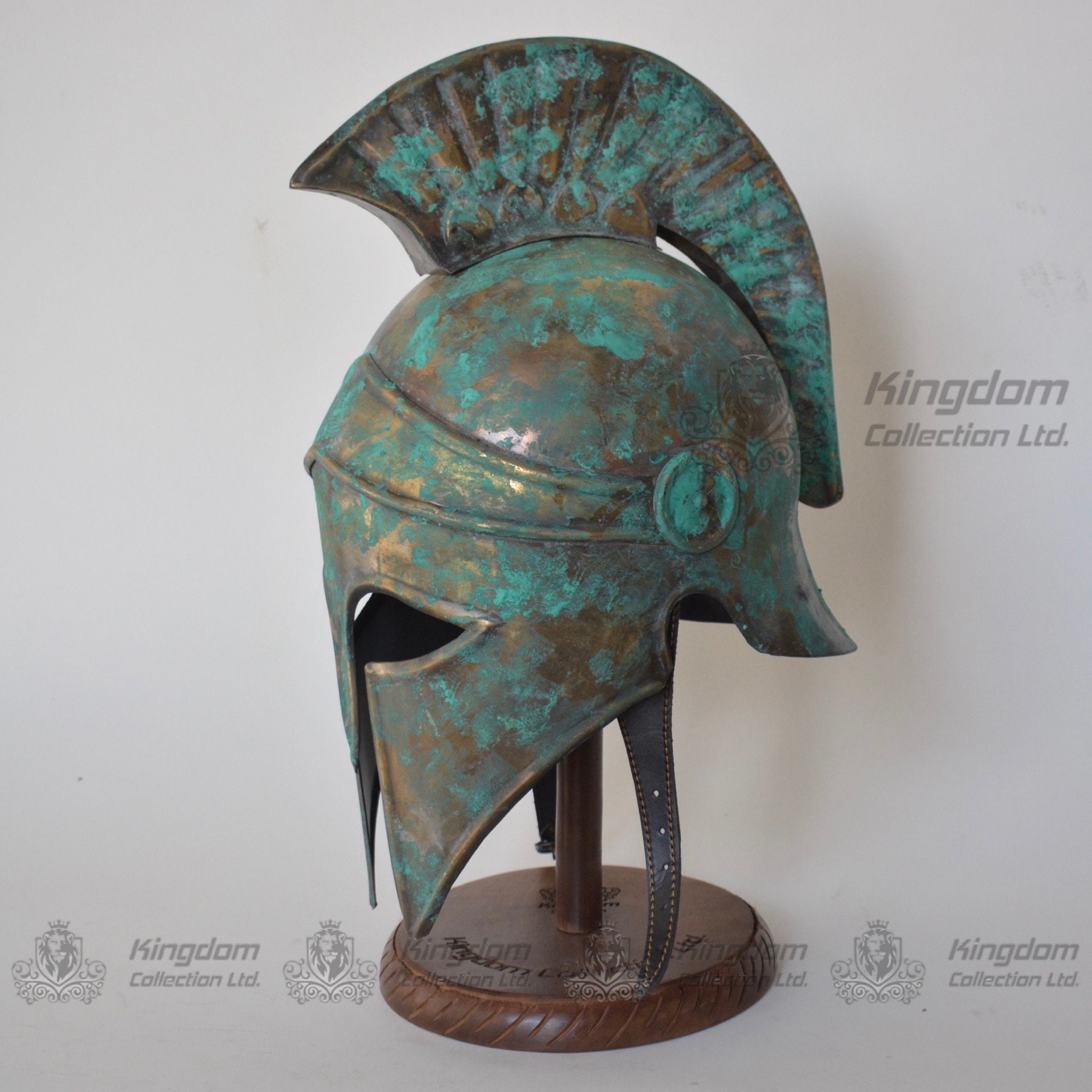 Greek Medieval Roman Centurion Helmet With Green Patina Style for Role ...
