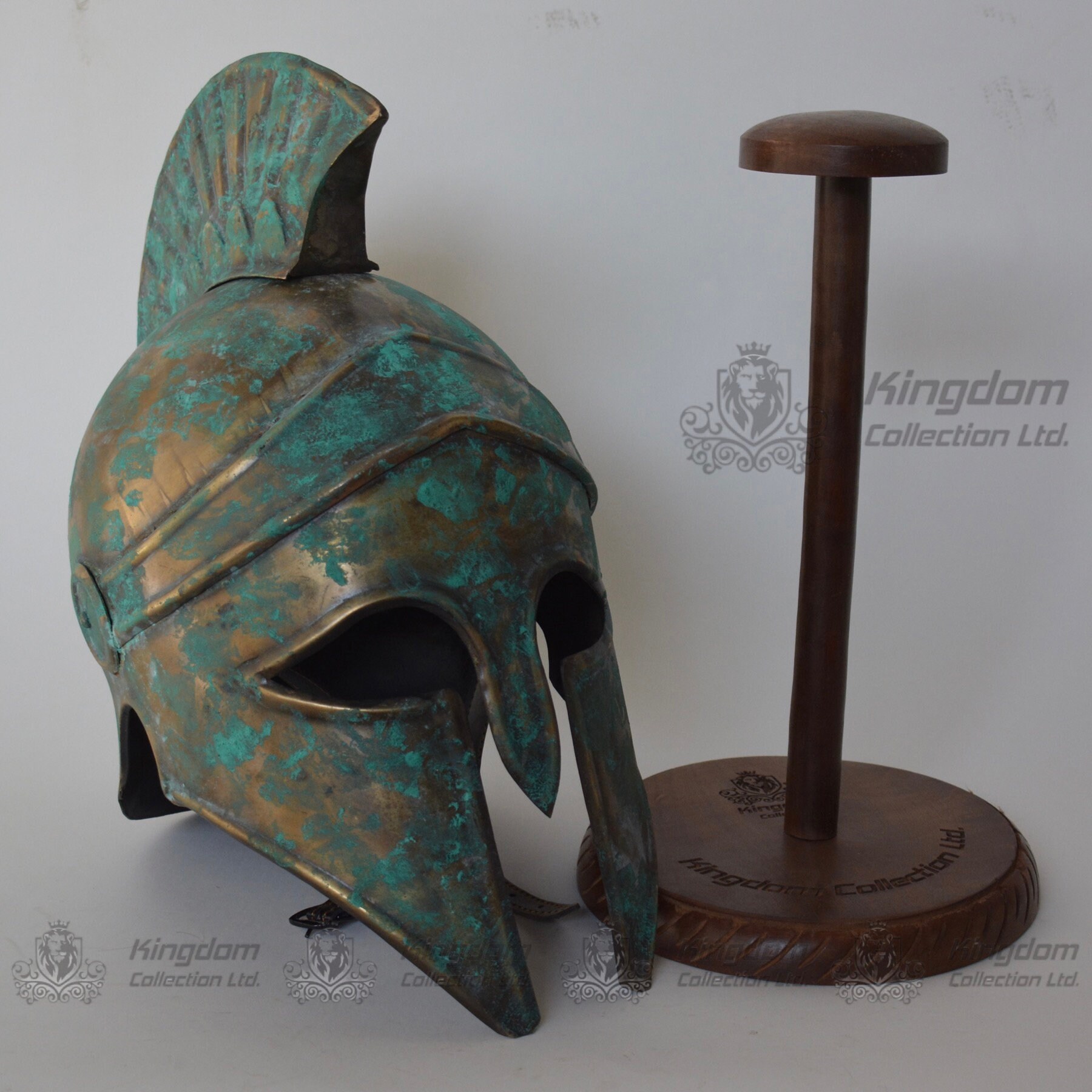 Greek Medieval Roman Centurion Helmet With Green Patina Style for Role ...