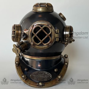 Black Diving Helmet US Navy Deep Sea Divers Helmet Nautical Gift - Etsy