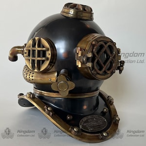 Black Diving Helmet US Navy Deep Sea Divers Helmet Nautical Gift - Etsy