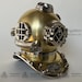 Golden Diving Helmet US Navy Deep Sea Divers Helmet Nautical Gift - Etsy