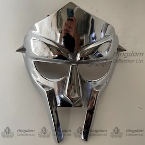 MF DOOM Mask Mad-villain Steel Face Armor Medieval Hand-forged Mask - Etsy
