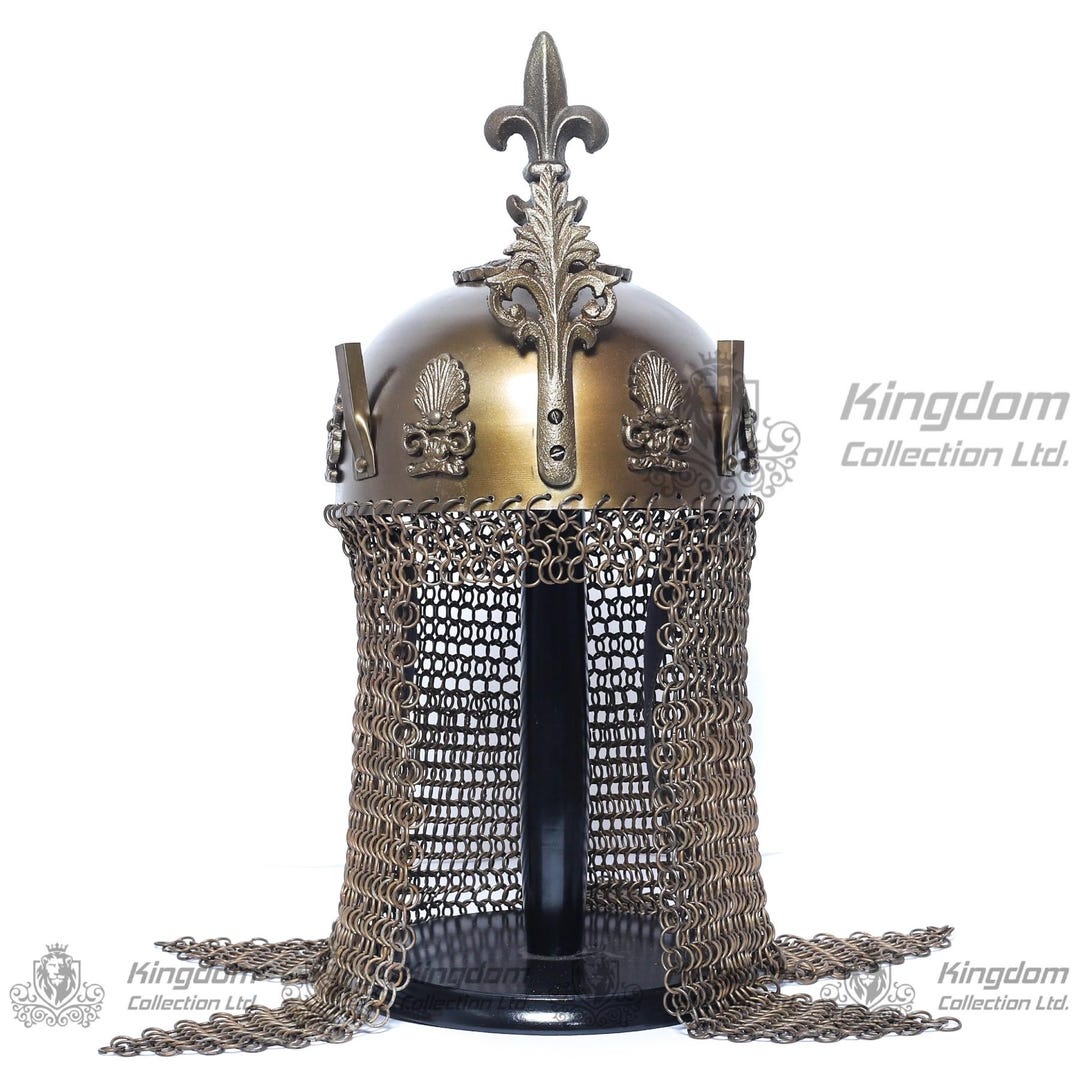 Medieval Emperor Battle Helmet Sultan Helmet Knight Warrior Helmet ...