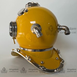Yellow Diving Helmet US Navy Deep Sea Divers Helmet Nautical Gift - Etsy