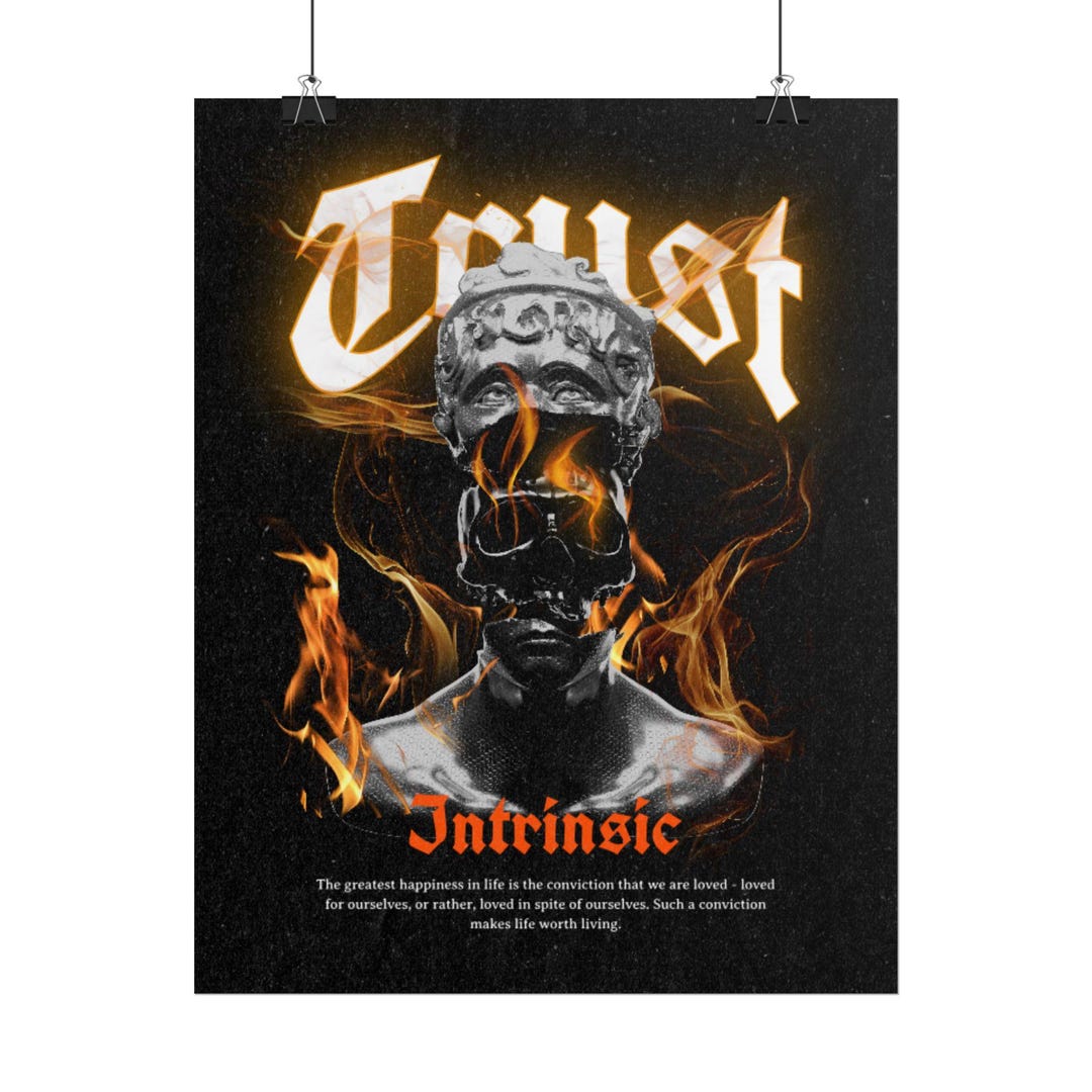 Inspirational Rolled Posters - "trust Intrinsic" Art Print ...