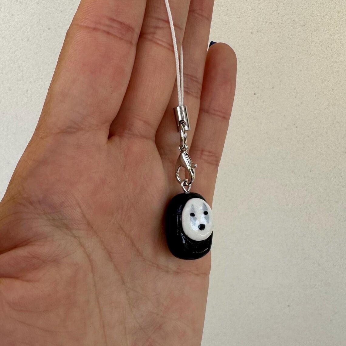 No Face Studio Ghibli Charm| Handmade Polymer Clay Keychain Charm ...