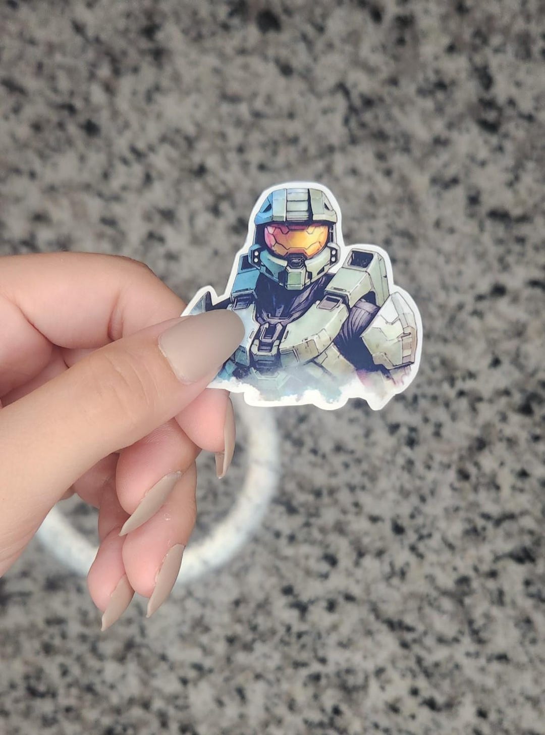 Halo, Vinyl Waterproof Sticker - Etsy