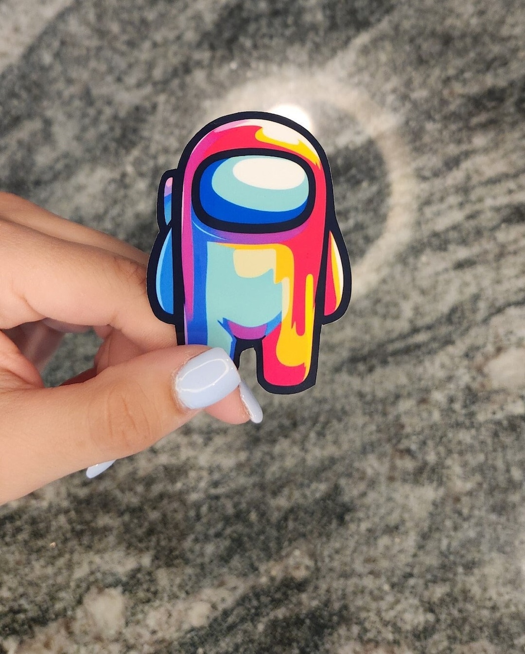 Morphed Imposter, Among Us, Vinyl Waterproof Sticker - Etsy