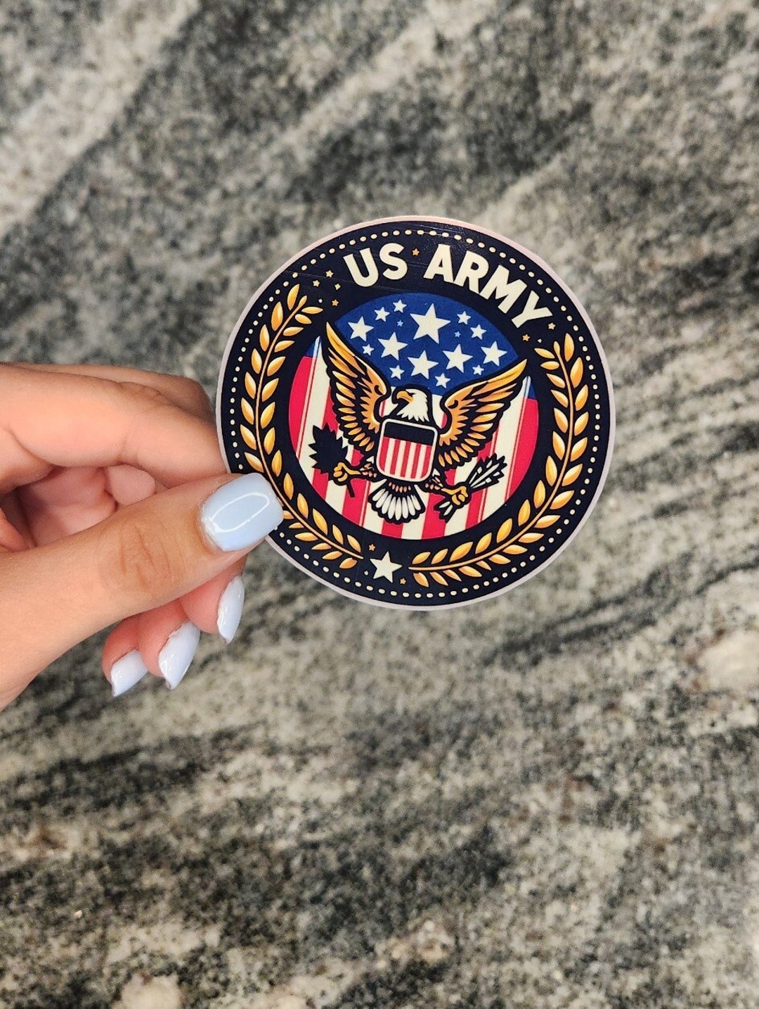 US Army, Vinyl Waterproof Sticker - Etsy