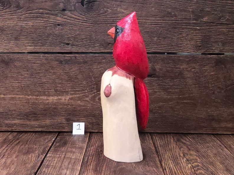 Chainsaw Carved Cedar Cardinal Bird - Etsy