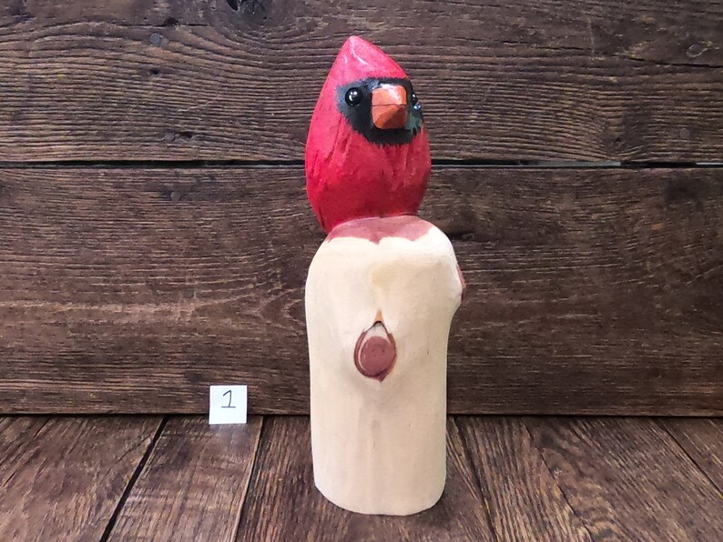 Chainsaw Carved Cedar Cardinal Bird - Etsy
