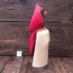 Chainsaw Carved Cedar Cardinal Bird - Etsy