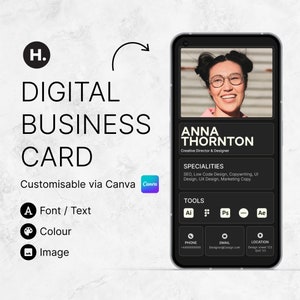 Creative & Modern Digital Business Card Design Template, Trending ...