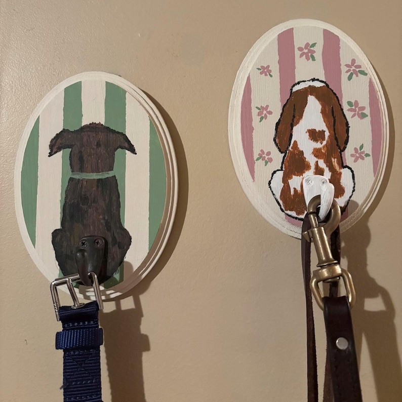 Custom Dog Silhouette Wall Hook - Etsy