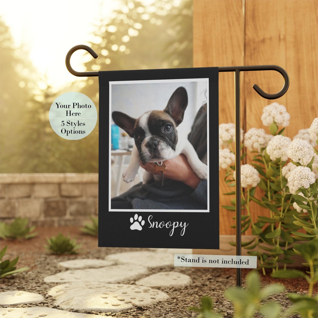 Custom Photo Garden Flag, Custom Pet Yard Flag,personalized Dog Garden ...