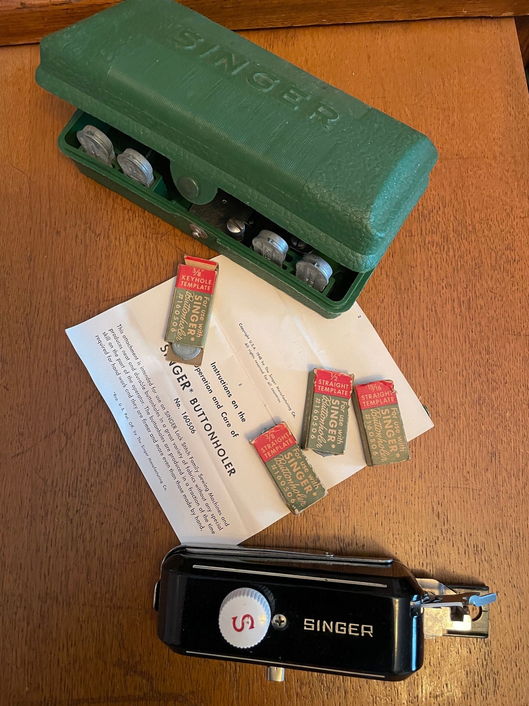 Singer Buttonholer No. 160506 - Etsy