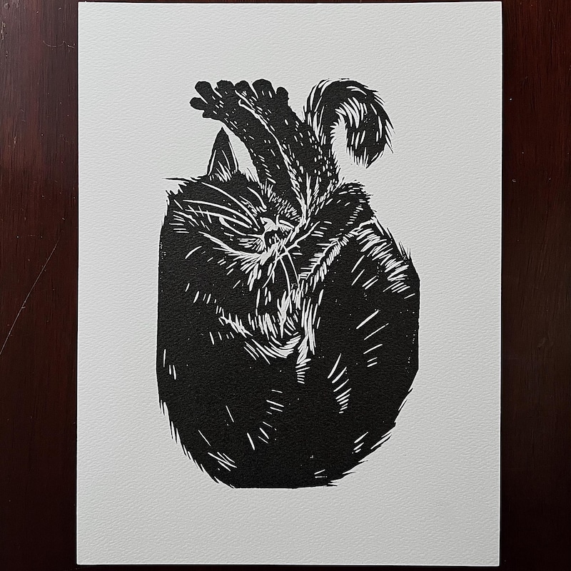 Giclee Linocut Print - Etsy