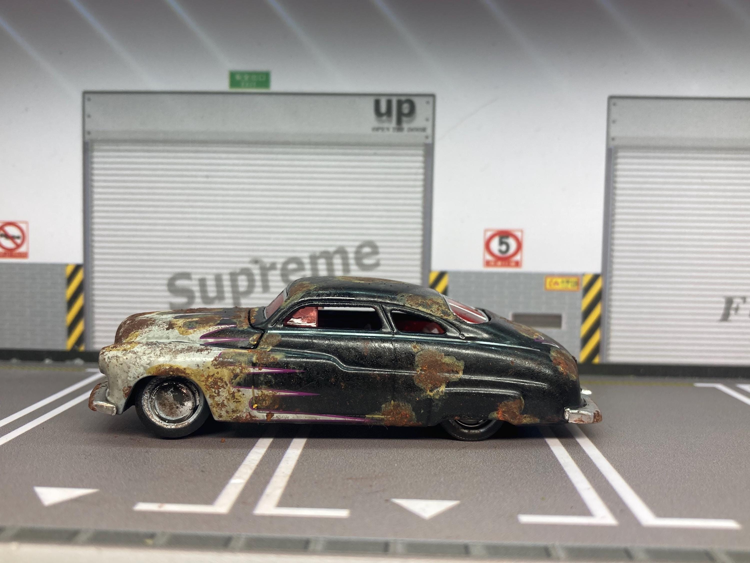 1949 Mercury Coupe Lead Sled Car Customized 1/64 Scale Diecast Car ...