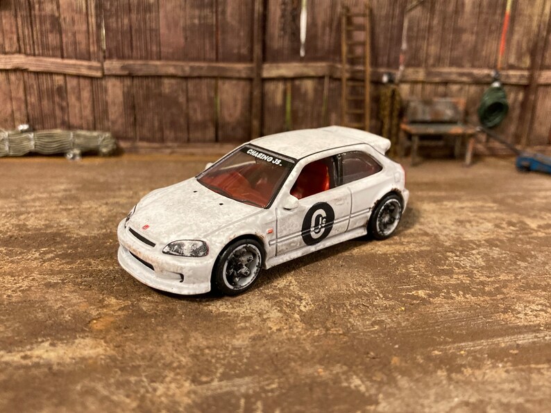 1999 Honda Civic Type R Customized 1/64 Scale Diecast Car. Custom Barn ...