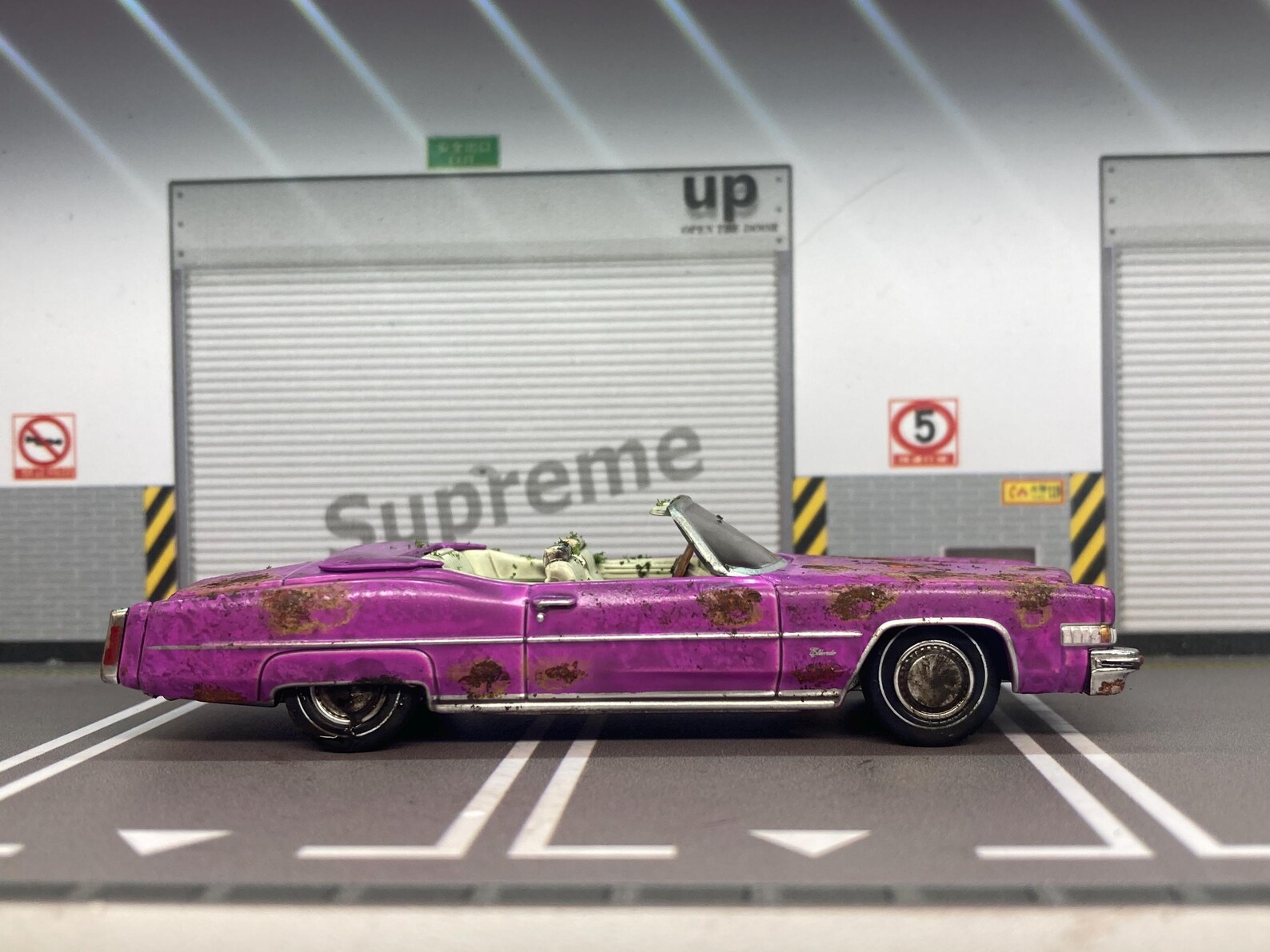 1974 Cadillac Eldorado Customized 1/64 Scale Diecast Car. Custom Barn ...