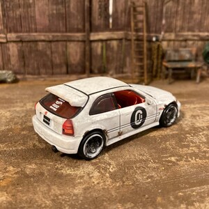 1999 Honda Civic Type R Customized 1/64 Scale Diecast Car. Custom Barn ...