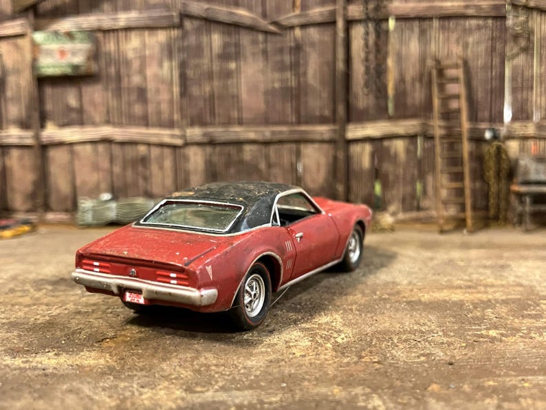 1967 Pontiac Firebird Customized 1/64 Scale Diecast Car. Custom Barn ...