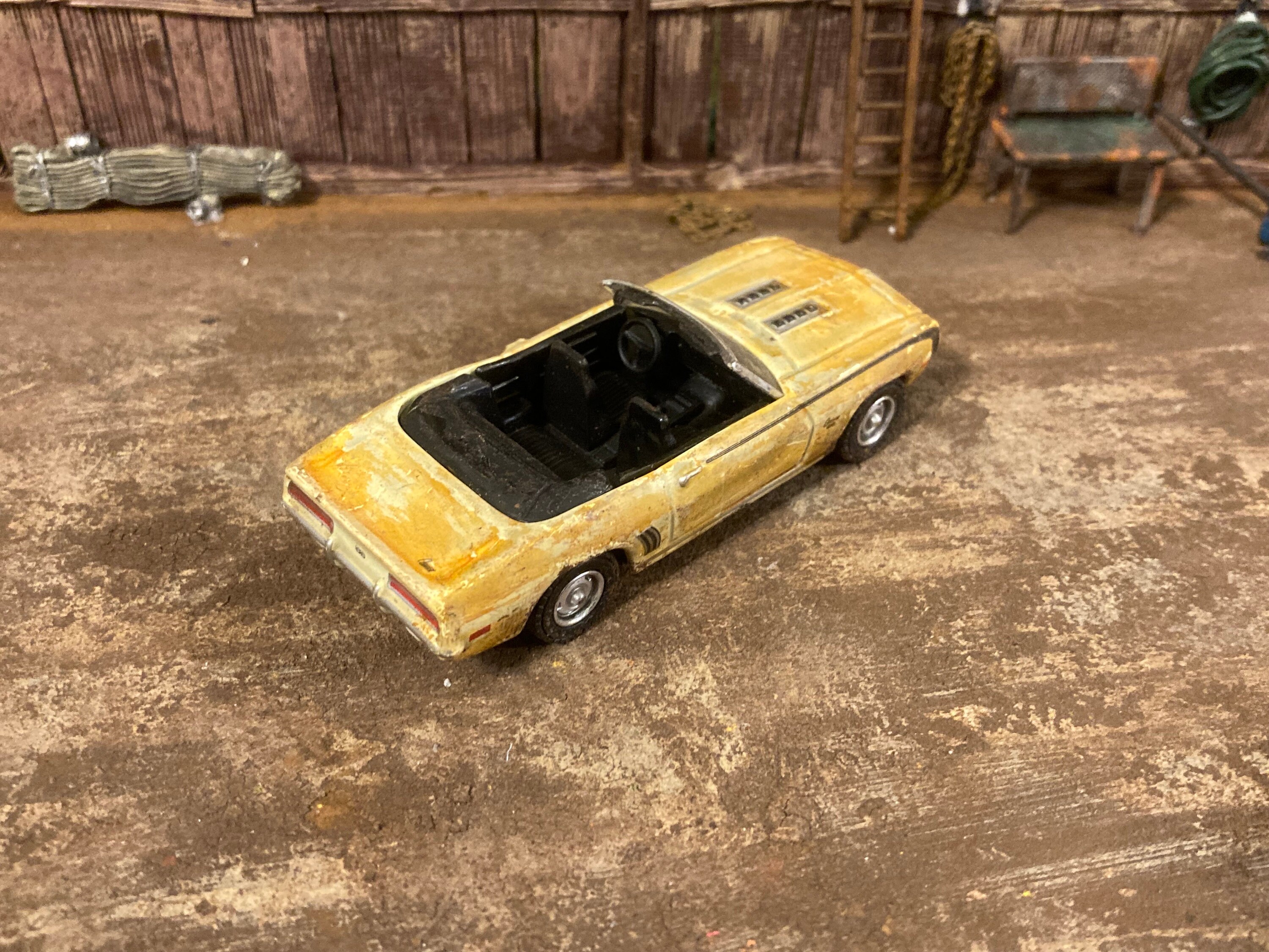 1969 Chevy Camaro SS Convertible Customized 1/64 Scale Diecast Car ...