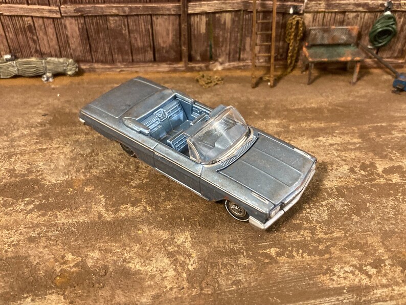 1962 Chevy Impala Convertible Customized 1/64 Scale Diecast Car. Custom ...