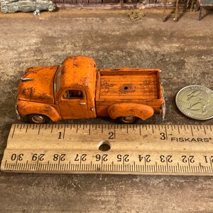 1950 Studebaker 2R Pickup Customized 1/64 Scale Diecast Truck. Custom Barn Find Style. Weathered ...