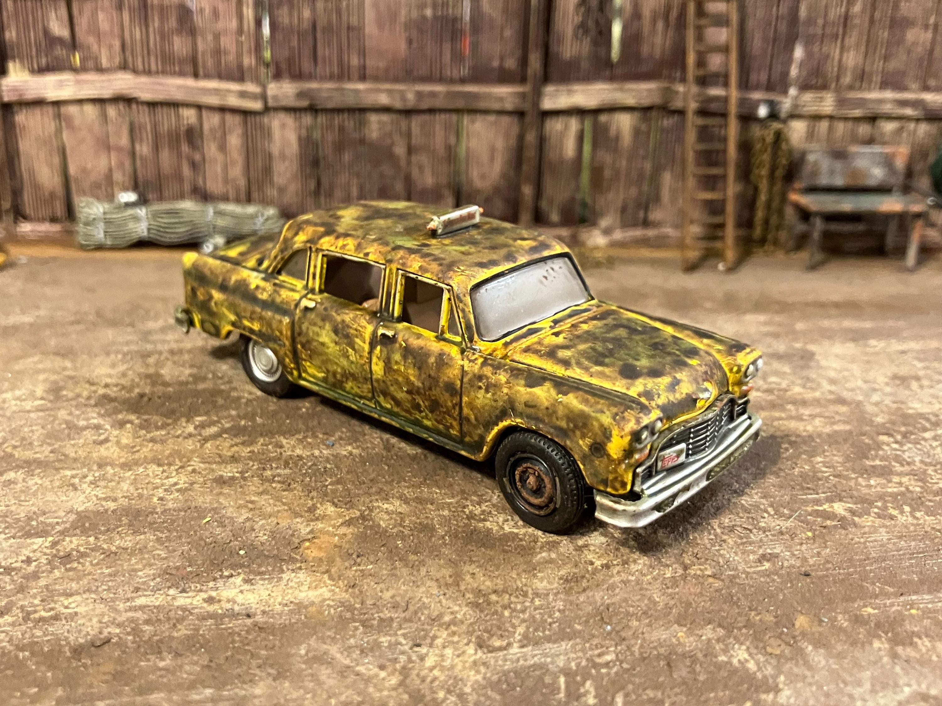 1970 Checker Marathon Taxi Cab Customized 1/64 Scale Diecast Car ...