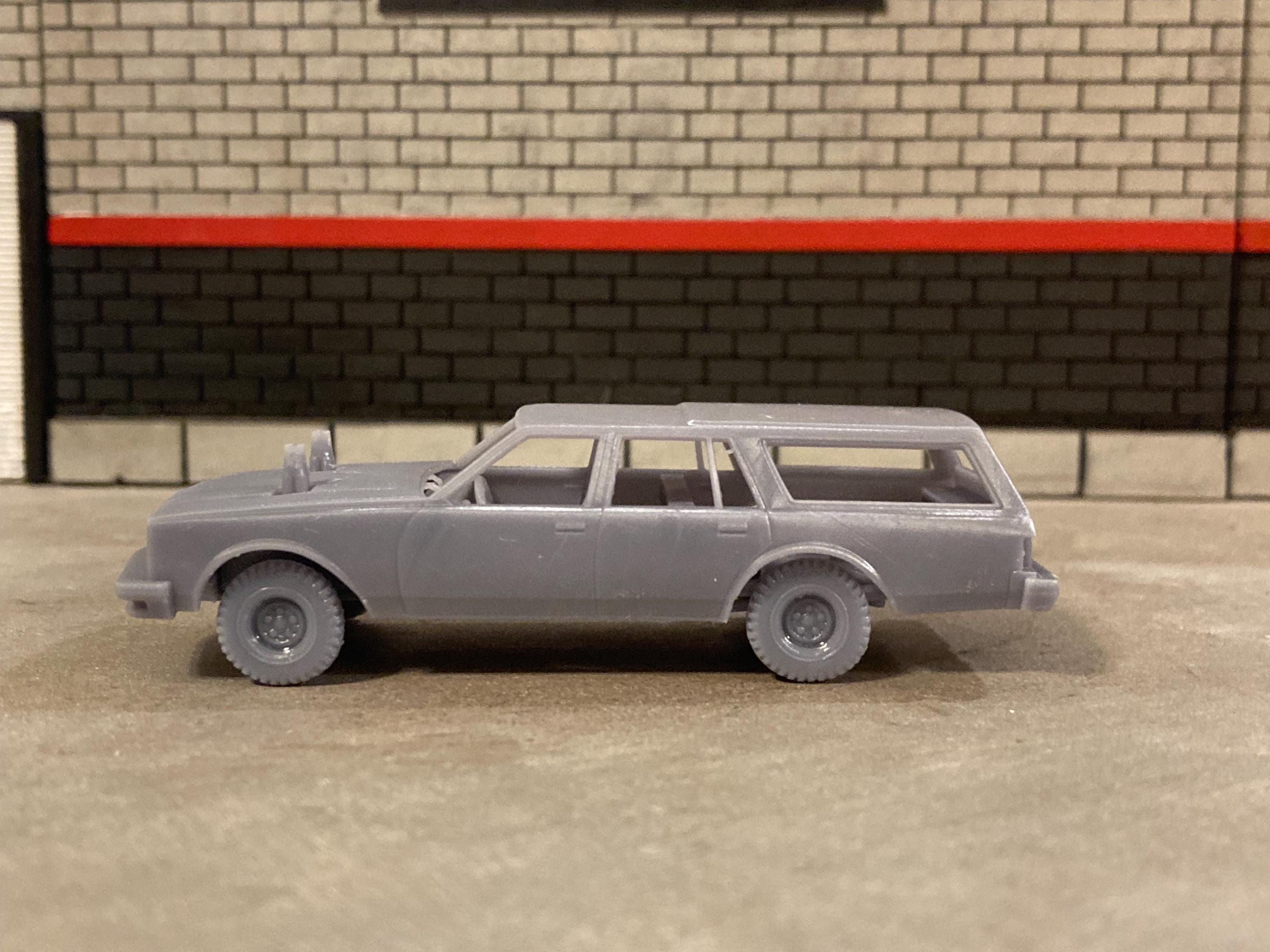 3D Printed 1/64 Scale 1980s GM Style Station Wagon Demolition Demo ...