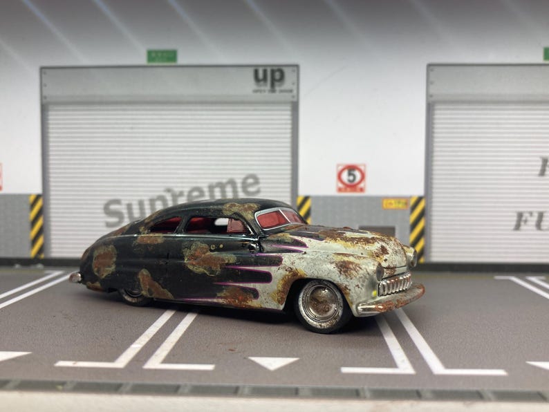 1949 Mercury Coupe Lead Sled Car Customized 1/64 Scale Diecast Car ...