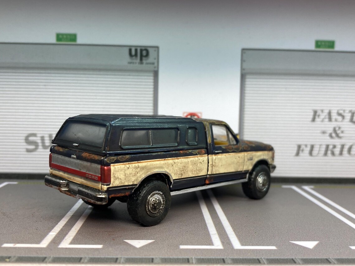 1991 Ford F-150 4x4 Pickup Truck Customized 1/64 Scale Diecastcustom ...