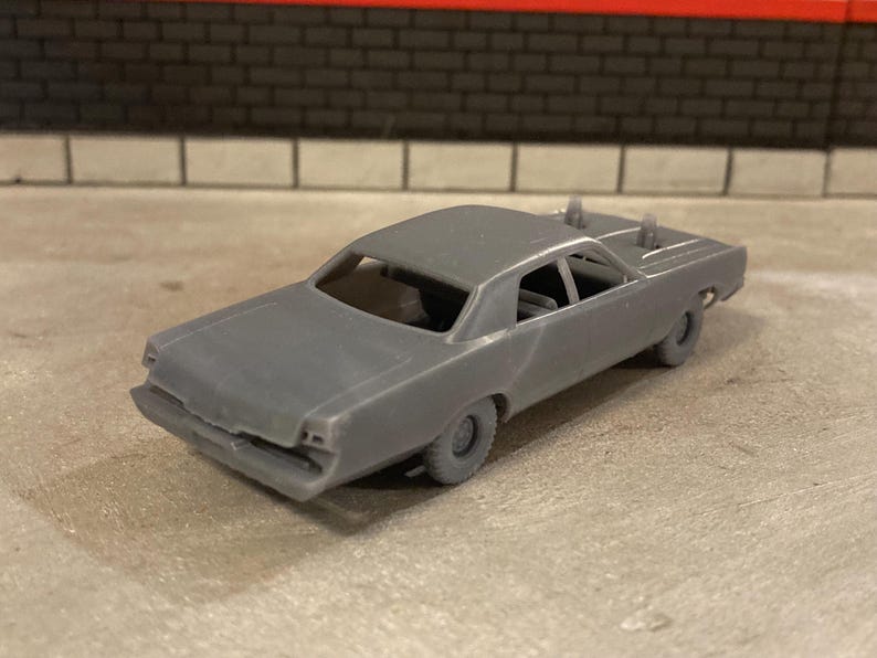 3D Printed 1/64 Scale Late 1960s Dodge / Chrysler Style Demolition Demo ...