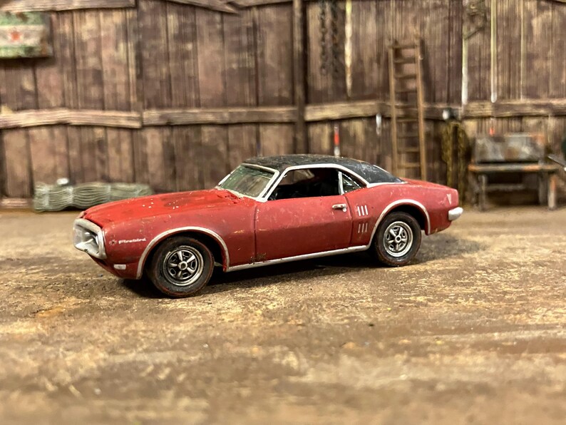 1967 Pontiac Firebird Customized 1/64 Scale Diecast Car. Custom Barn ...