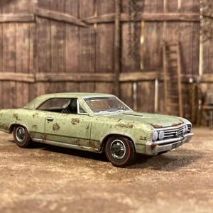 1967 Chevy Chevelle Customized 1/64 Scale Diecast Car. Custom Barn Find ...