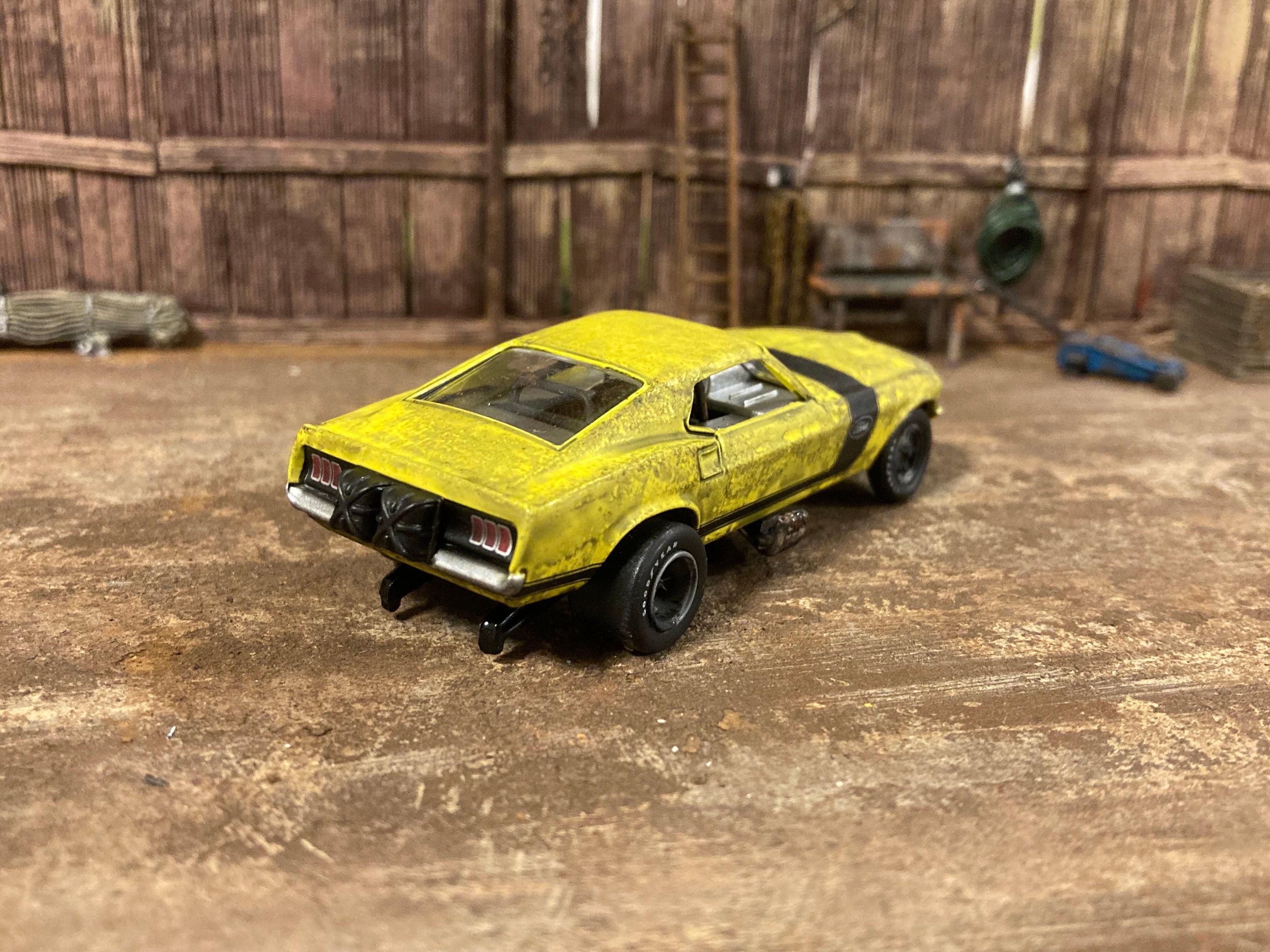 1969 Ford Mustang Drag Car Customized 1/64 Scale Diecast. Custom Barn ...